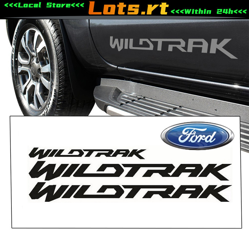 3PCS Ford Ranger Wildtrak Vinyl Sticker Set Ford Ranger Accessories ...