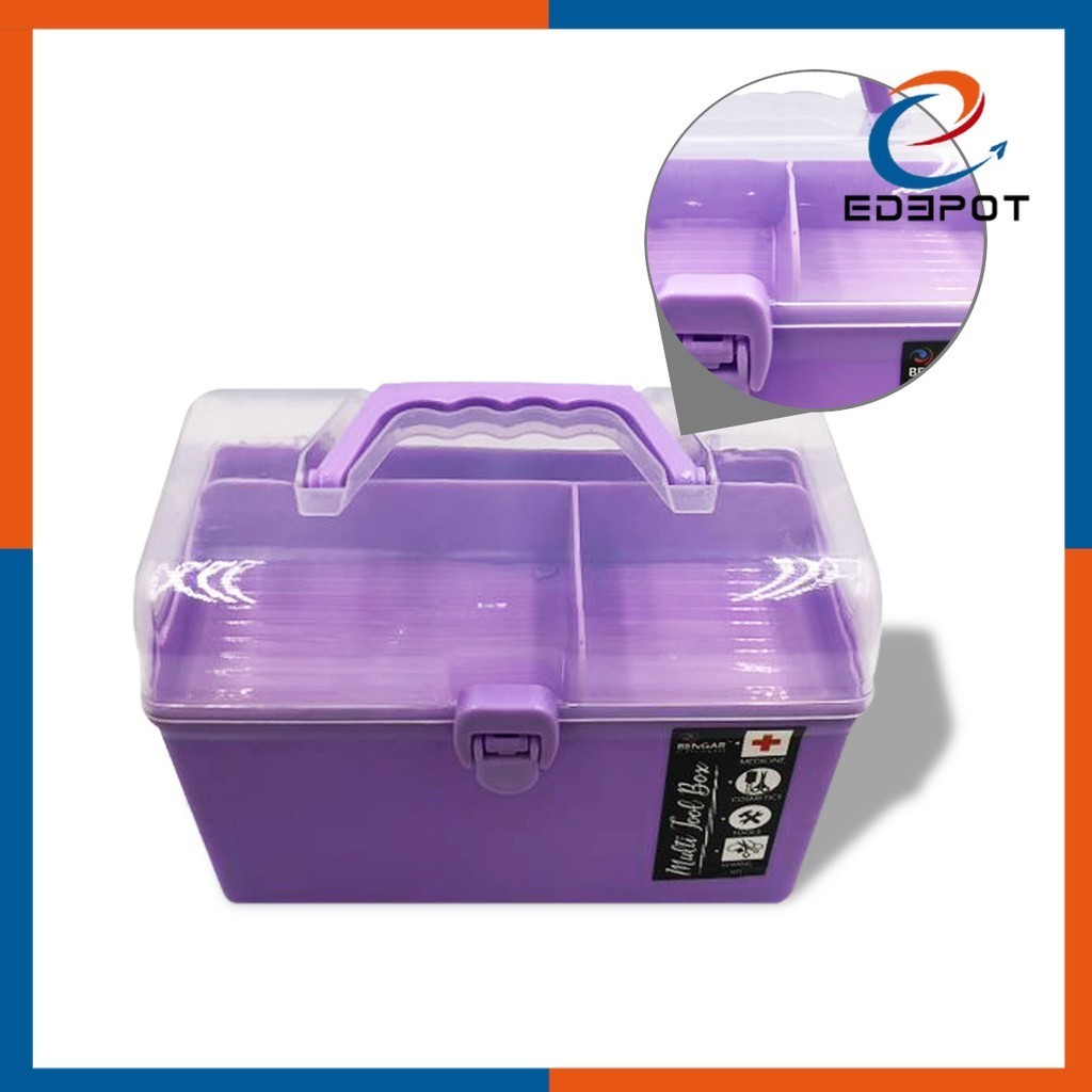 Edepot Good Quality Edepot Multi-Tool Box Organizer Multi-Purpose Manicure Kit Cosmetics ...
