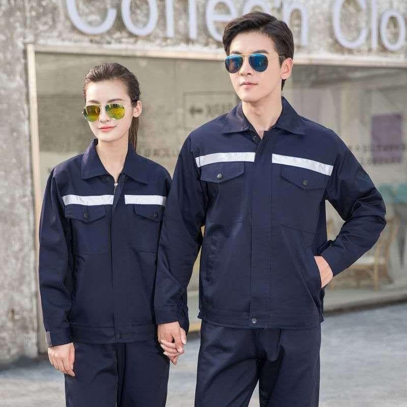 Labor Insurance Work Clothes Reflective Strip Long-sleeve Overalls ...