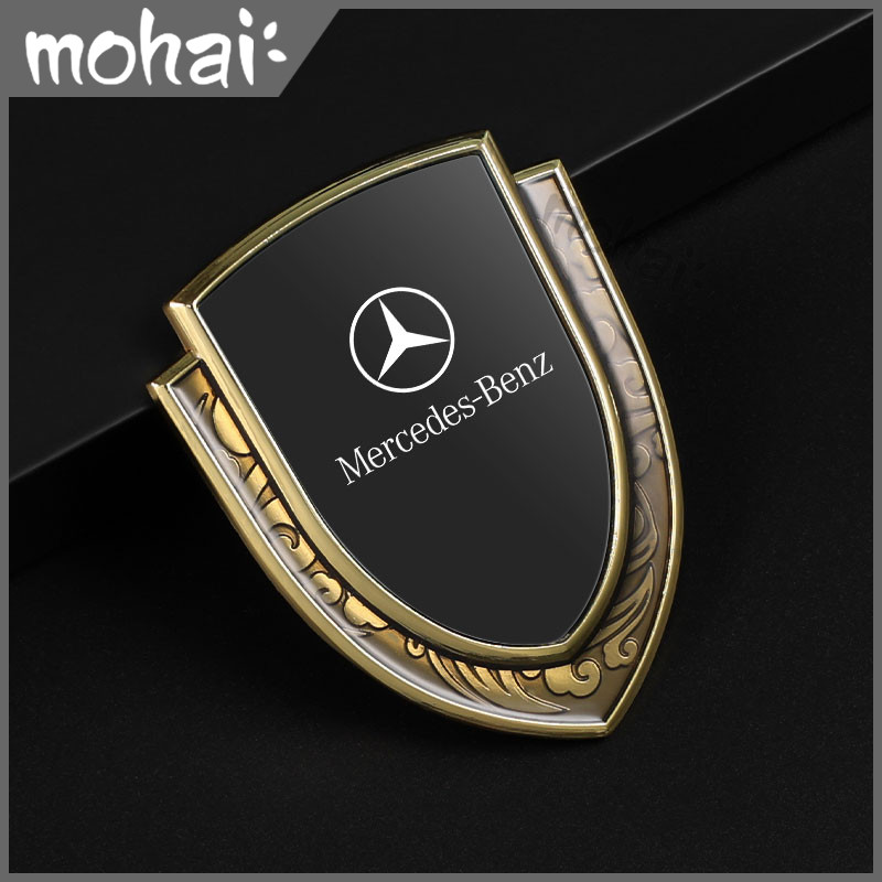 Mercedes Benz 3D Metal Decorative Sticker W124 AMG W212 AMG GT63 W210 6X6 W117 W123 W211 W205 ...