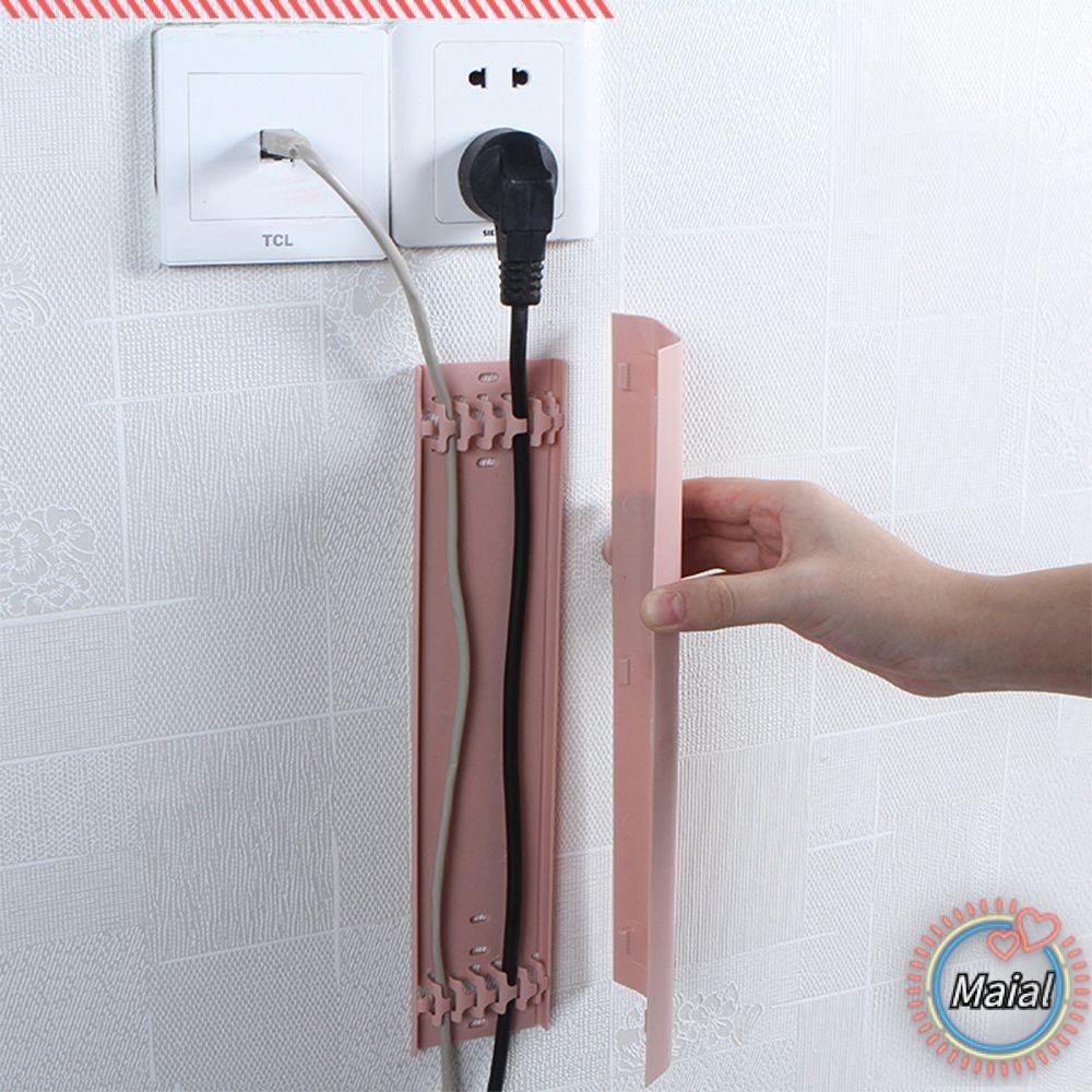 MAIAL Cable Management Bedroom Wall Mount Cable Protection Desktop Tidy ...