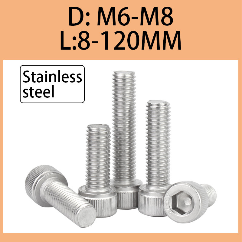304 stainless steel bolt, hexagonal bolt, cup head bolt, hexagonal bolt ...