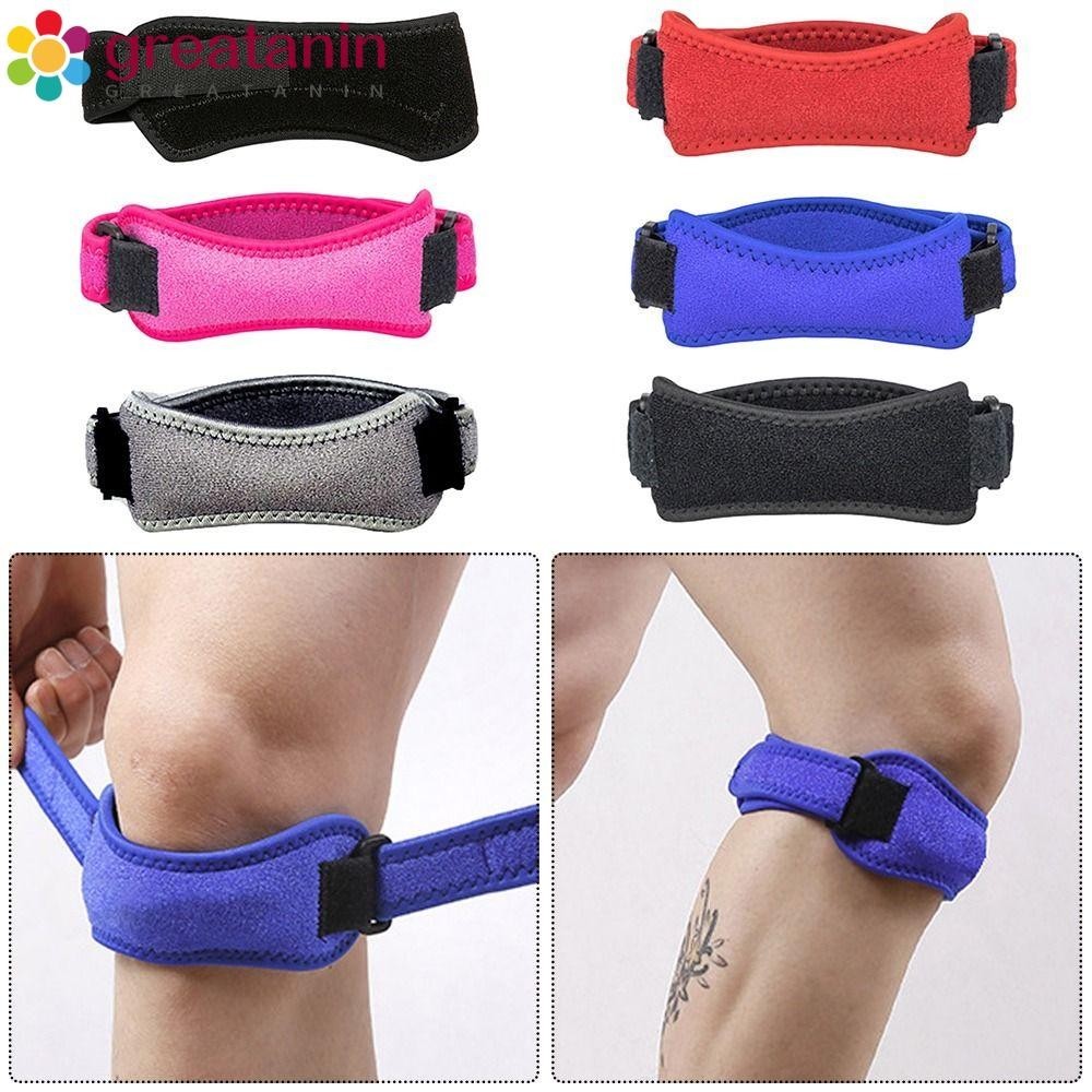 GREATANIN Tendon Strap Protector Adjustable Sports Knee Brace Keepads ...