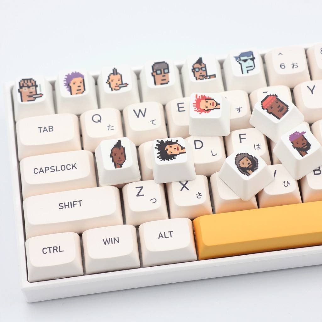 GG+Avatar Design PBT Keycap OEM Profile character mechanical keyboard ...