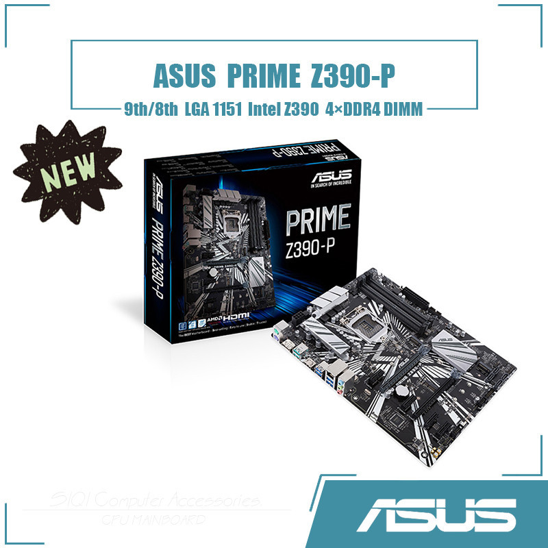 ASUS PRIME Z390-P Motherboard Socket LGA 1151 4xDDR4 DIMM Using Intel ...