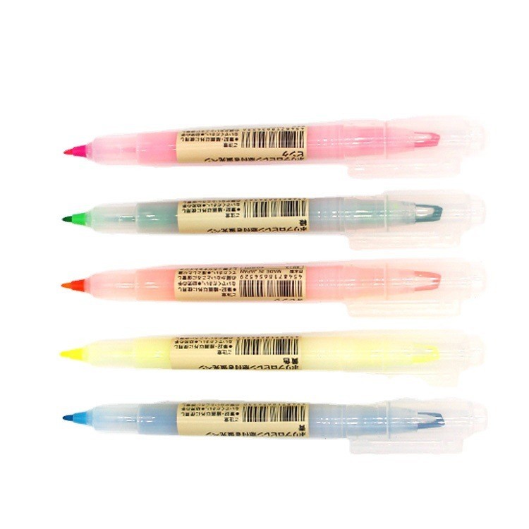 Double-headed Japanese Color Five-Color Book Marking Marking Key ...