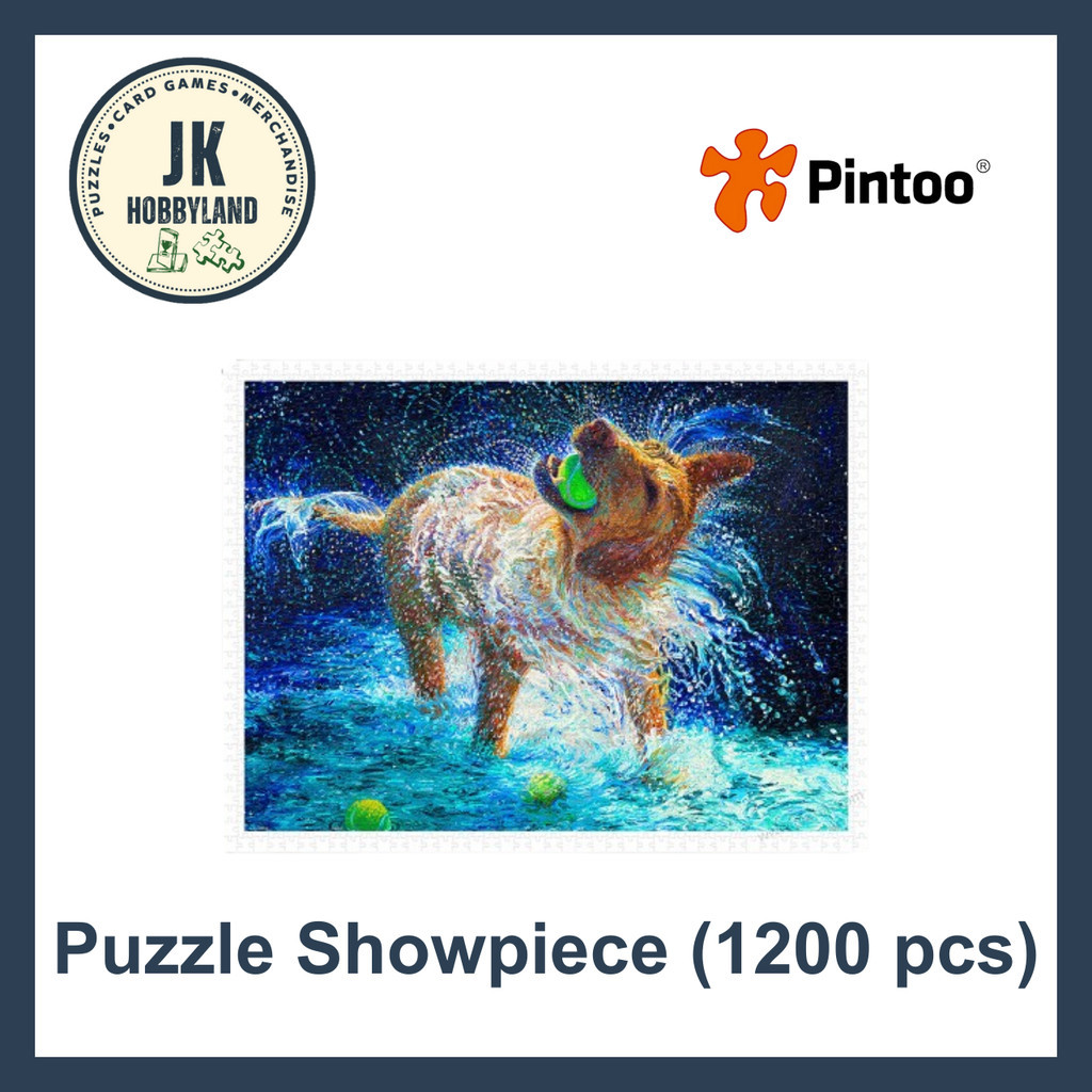 Pintoo Showpiece Puzzle 1200 pcs | Iris Scott - Shaking Yellow Lab | JK ...