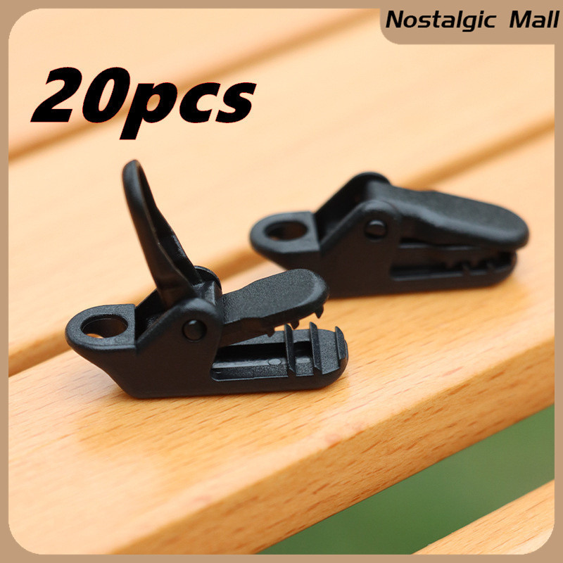 20pcs Outdoor Camping Clip Plastic Awning Tarp Clips Tent Retaining ...