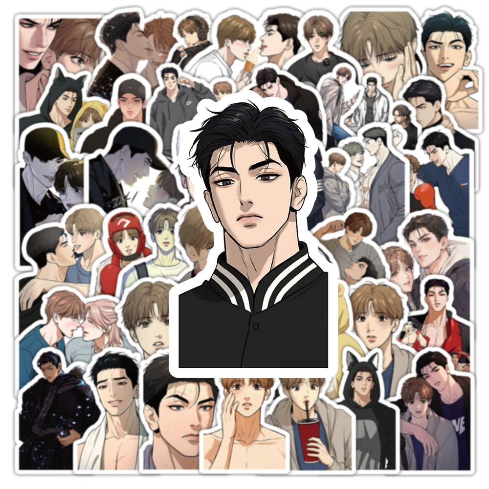 53PCS Anime Curse BL BoysLove Anime Waterproof Graffiti Stickers For ...