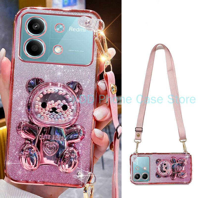 Casing Redmi Note 13R Pro Note 13 4G 5G Case Electroplating Transparent ...