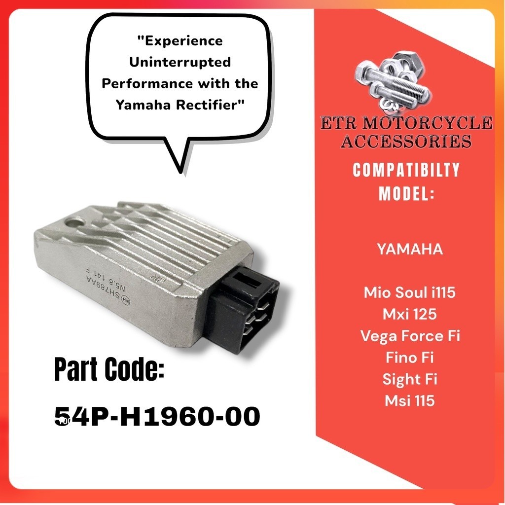 Yamaha Regulator Rectifier for Mio Soul i115, MXi 125, Vega Force, Fino ...
