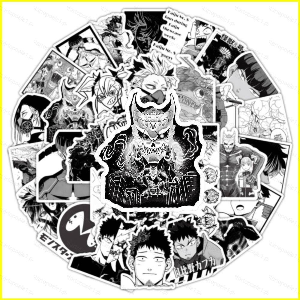 BX 50PCS/Set Kaiju No 8 Kafka Hibino Mina Ashiro Stickers Guitars ...