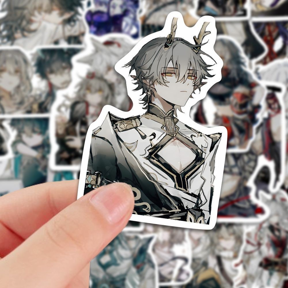 Honkai Star Rail Stickers Fan-made Artwork Featuring Characters Such as ...