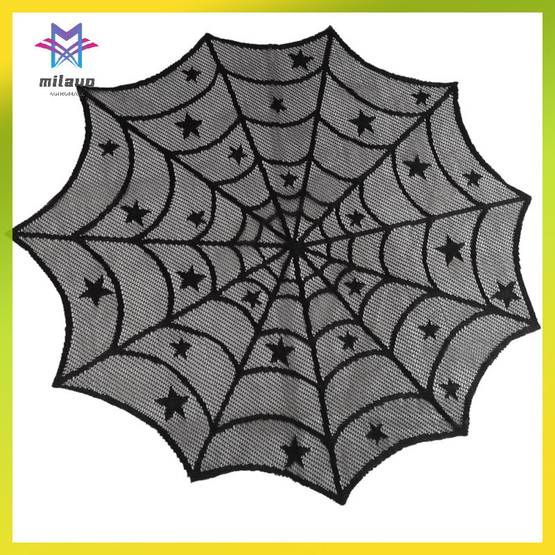 Pentagram Spider Web Tablecloth Halloween Party Webs Decorations The ...