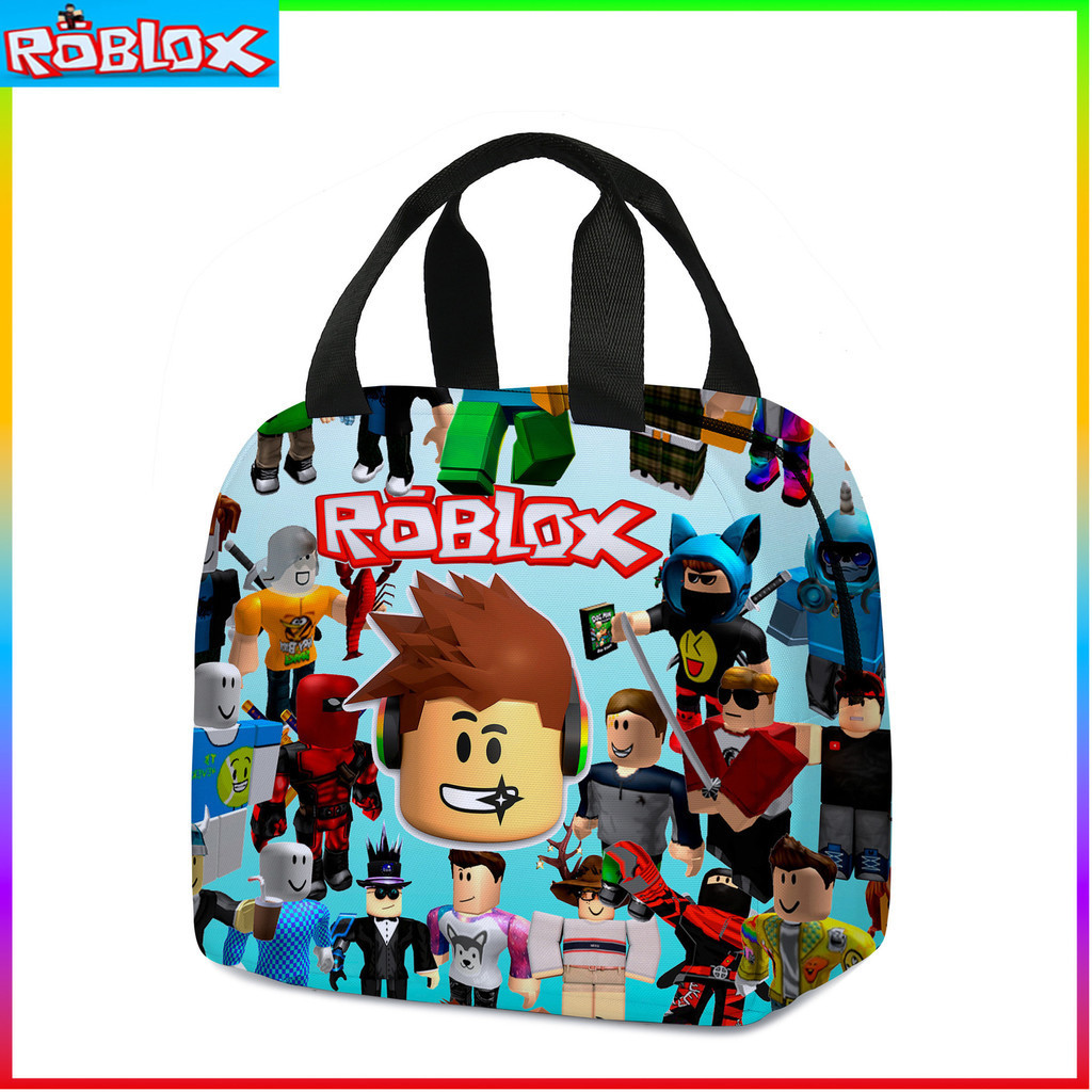 Roblox Lunch Bag School Students Lunch Box Bag Pencil Case Primary and ...