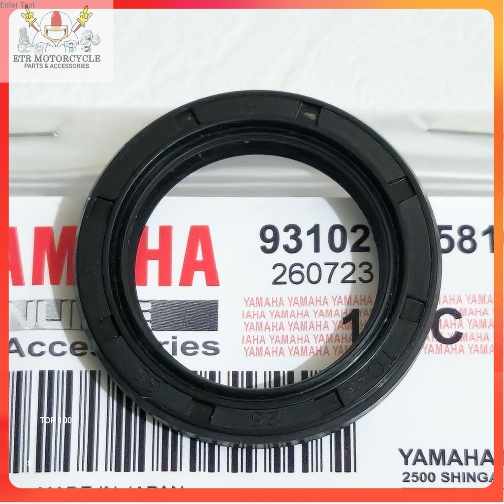 Yamaha Oil Seal 93102-25816 for M3, MIOi125, SOULi125 - Pulley Side ...