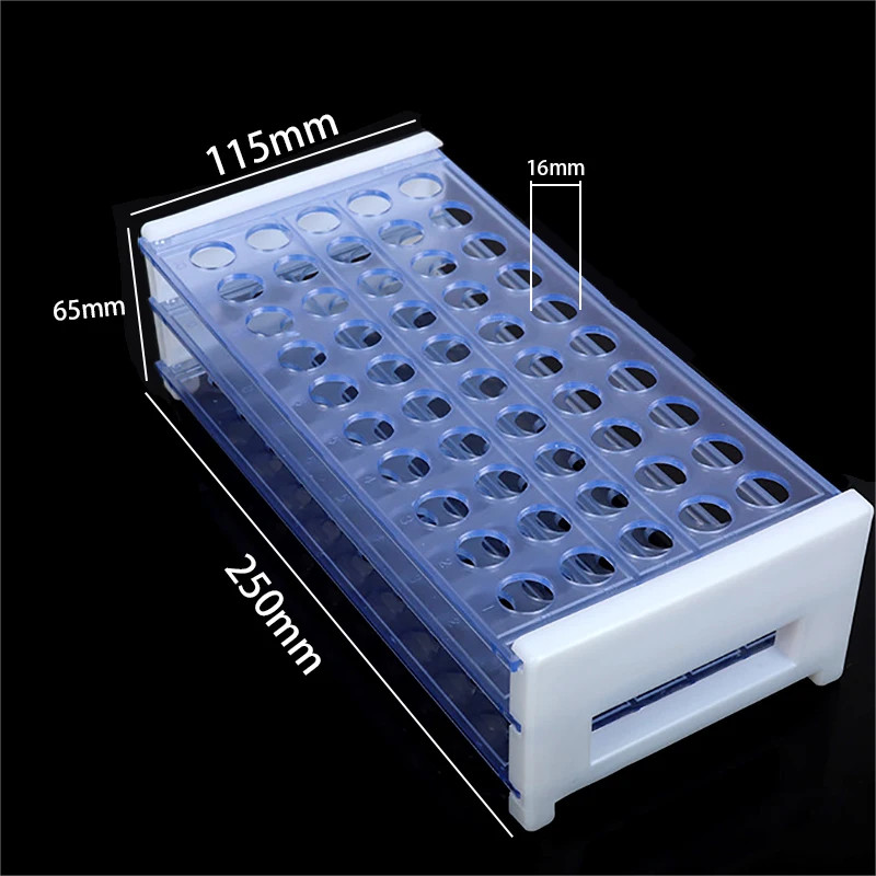 1 Set of Scientific Laboratory Test Tube Rack School Sample Supplies ...