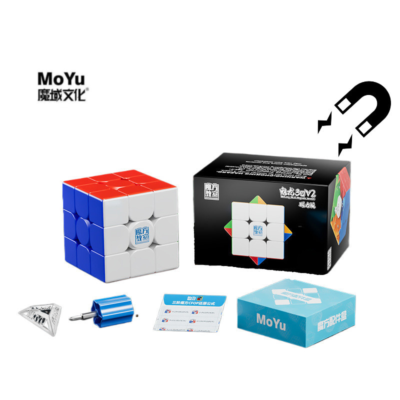 Moyu Meilong 2024 Magnetic 3M V2 3x3x3 Speed Cube, Professional Cube ...
