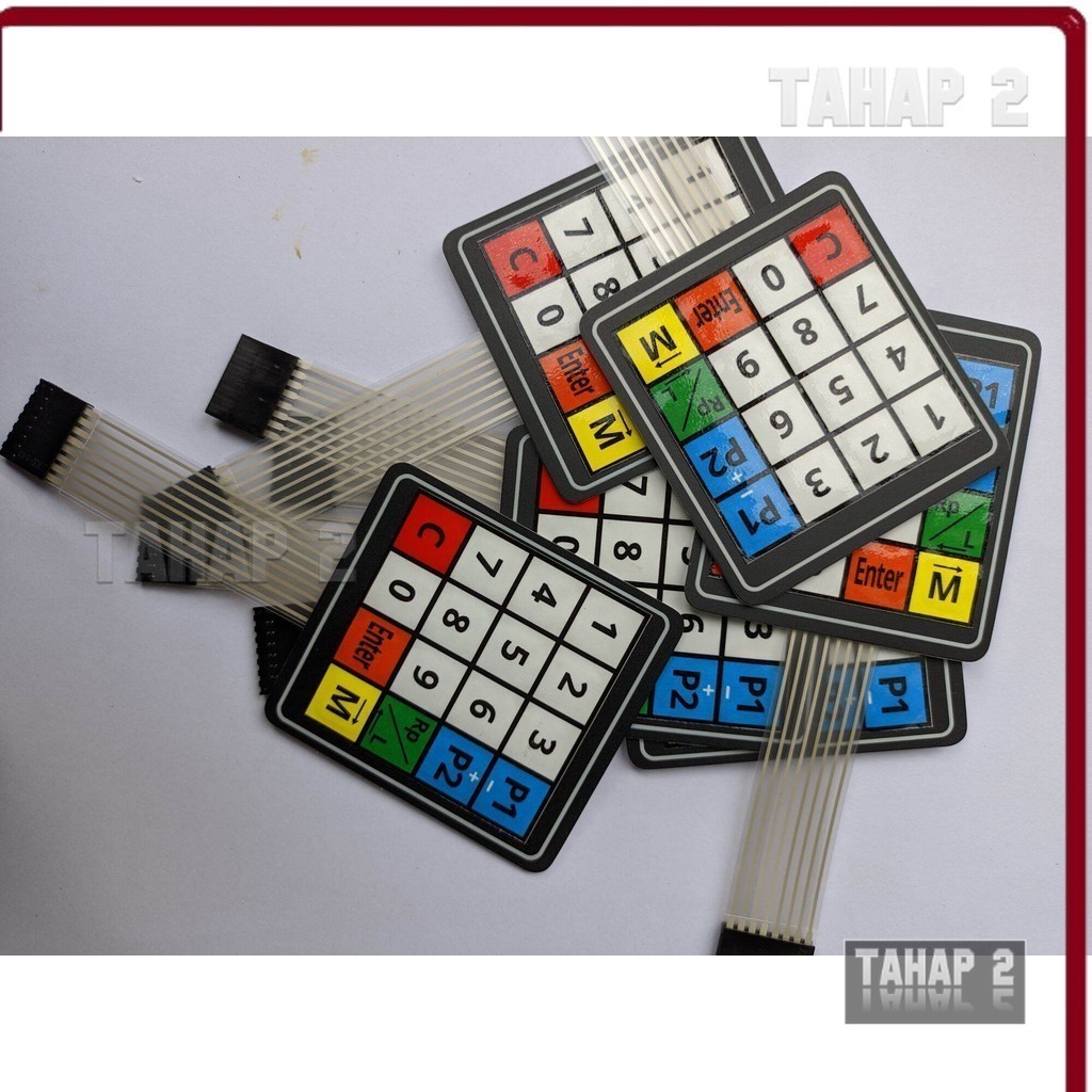 TOMBOL Laminated Keypad Custom Keys 4x4 Pom Mini Pertamini Keypad ...