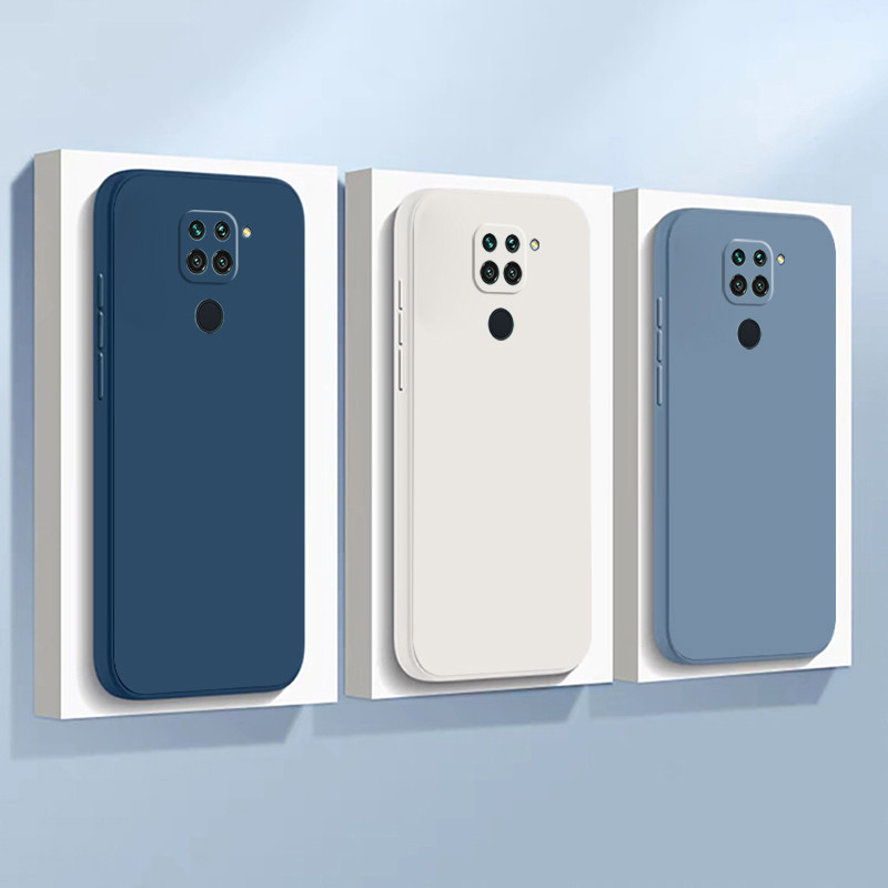 Solid color phone case Redmi NOTE 9 Full Protect Camera Lens Shockproof ...