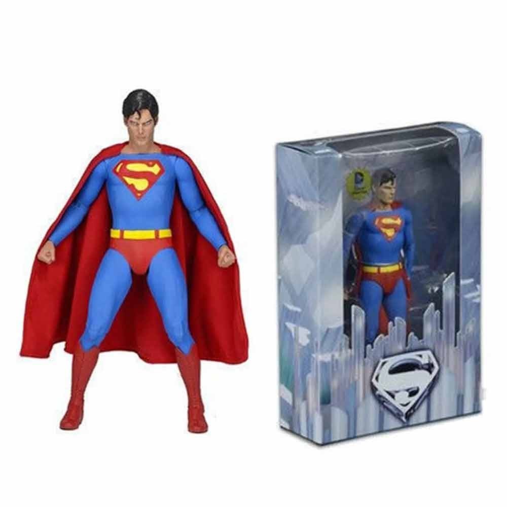 NECA 1978 Superman Christopher Reeve Version 7” Action Figure DC Comics ...