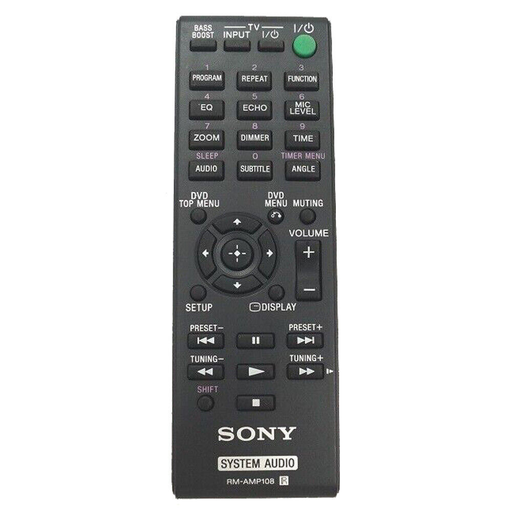 New Original RM-AMP108 For Sony AV System Remote Control MHC-ECL6D HCD ...