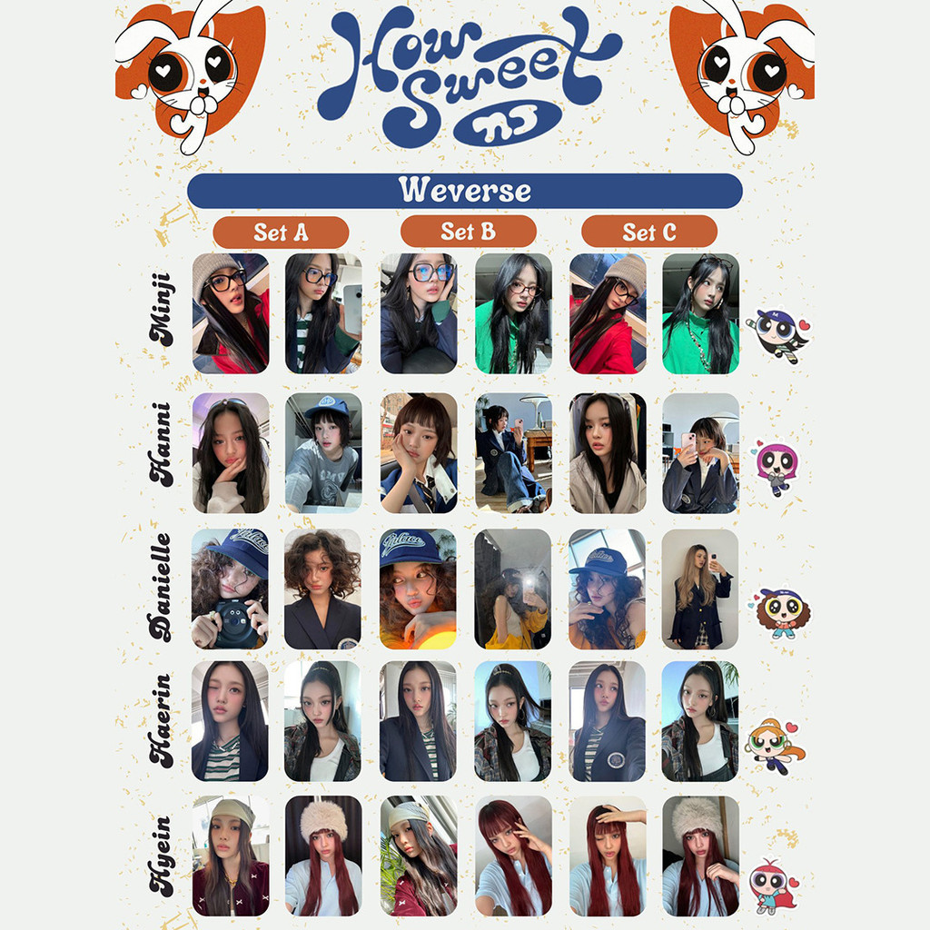 5-10pcs NJ Supernatural Bubble Gum How Sweet Lomo Cards X line friends ...