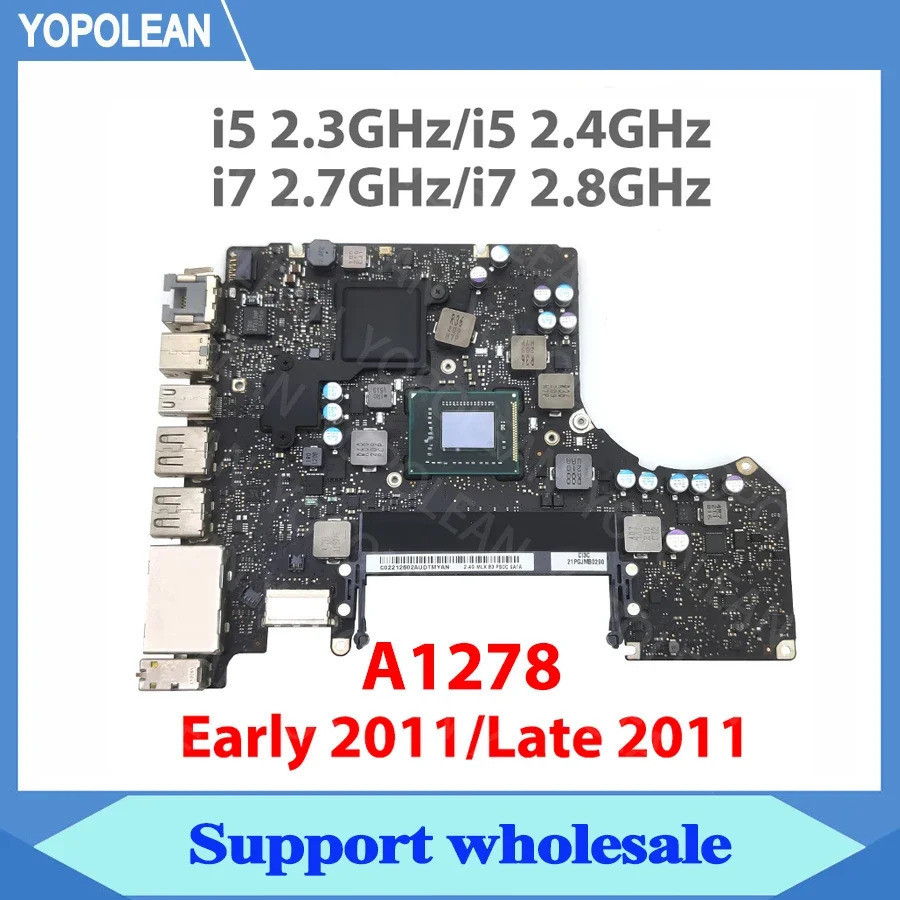 A1278 Motherboard For Macbook Pro 13" A1278 Logic Board Core i5 2.3GHz ...