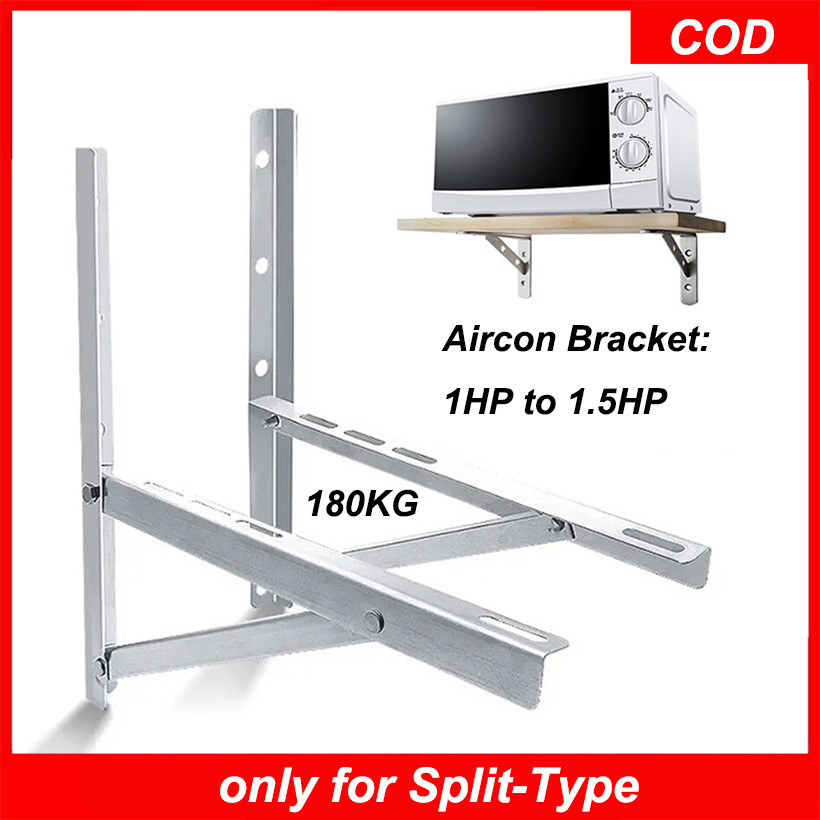 Aircon Bracket: 1HP to 1.5HP Powder Coated Outdoor Wall-Mounted Units ...