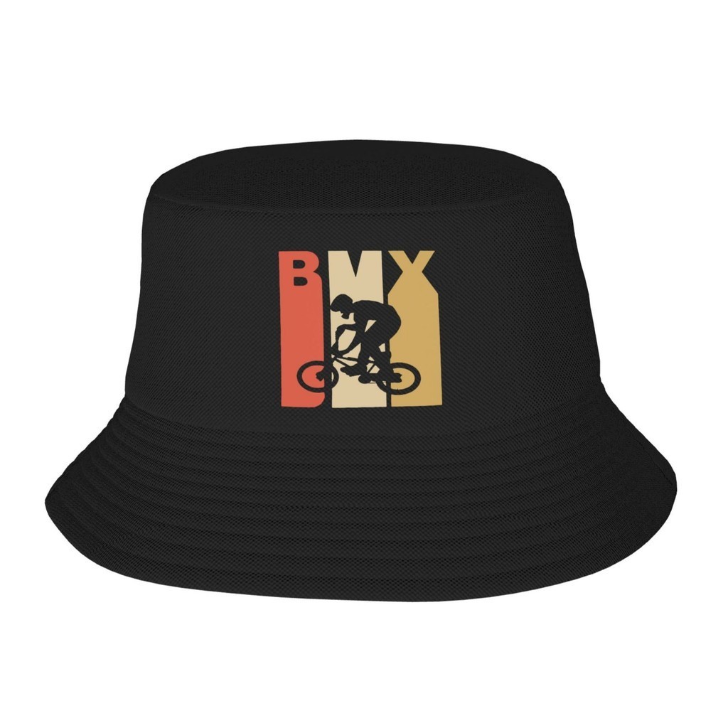 Vintage Retro 1970'S Style Bmx Bike Rider Sports Adult Fisherman's Hat ...