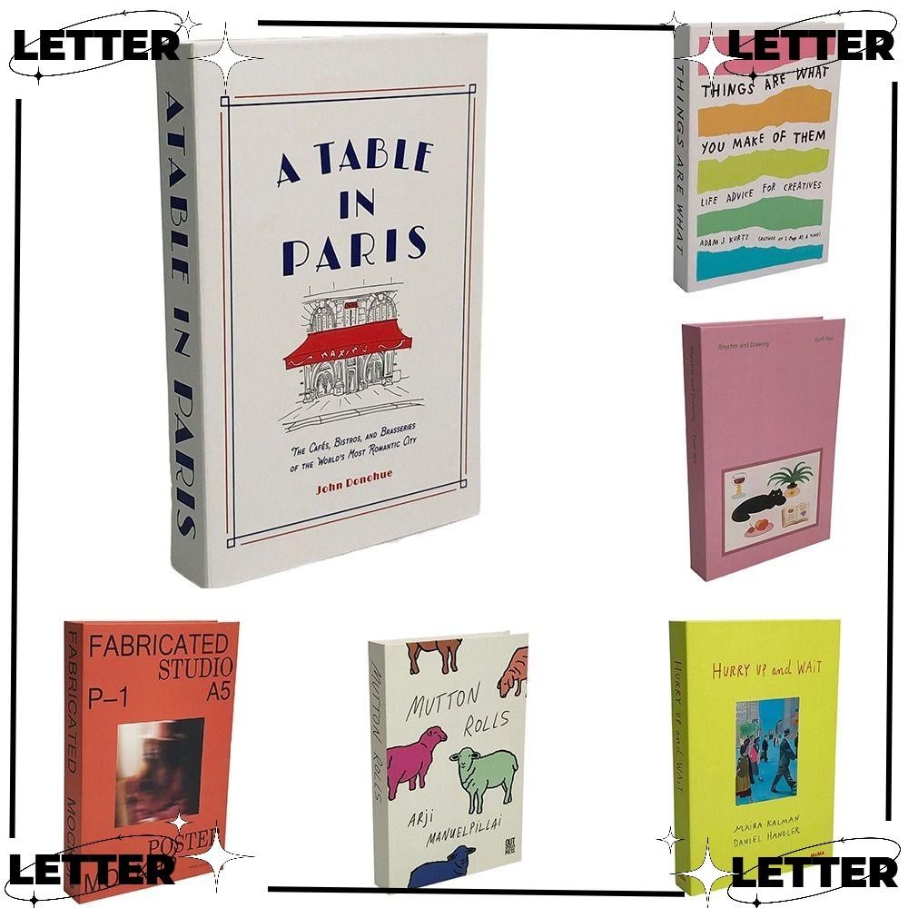 LET Fake Books, Home Decoration Simulation Model Book, Modern Style ...