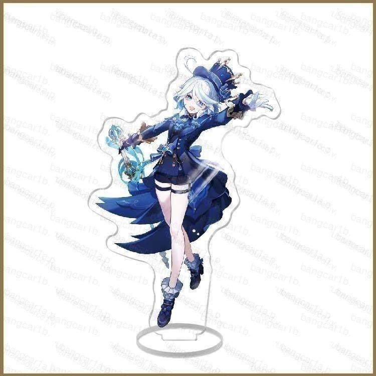 Genshin Impact Furina Focalors Acrylic material Sign UP Anime Figure ...
