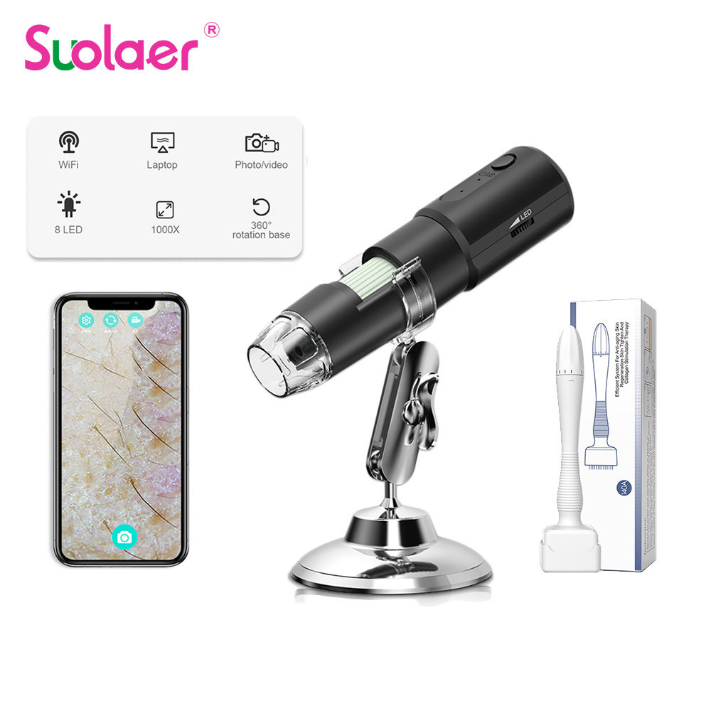 Suolaer Digital Handheld HD Inspection Camera 50x-1000x Magnification ...