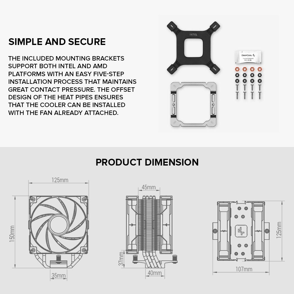 EasyPC | Deepcool Gammaxx AG400 PLUS and AG400 ARGB Digital Plus cpu ...