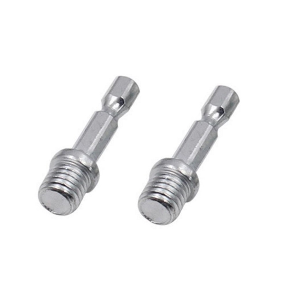 【DRHT】2pc 1/4 Hexagon Connecting Rod Adapter Drill Chuck M10 Polishing ...