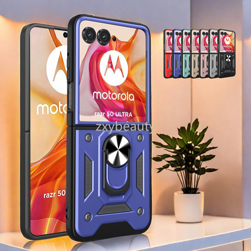 Motorola Razr 50 Ultra 5G 2024 Phone Case With Magnetic Ring Holder ...