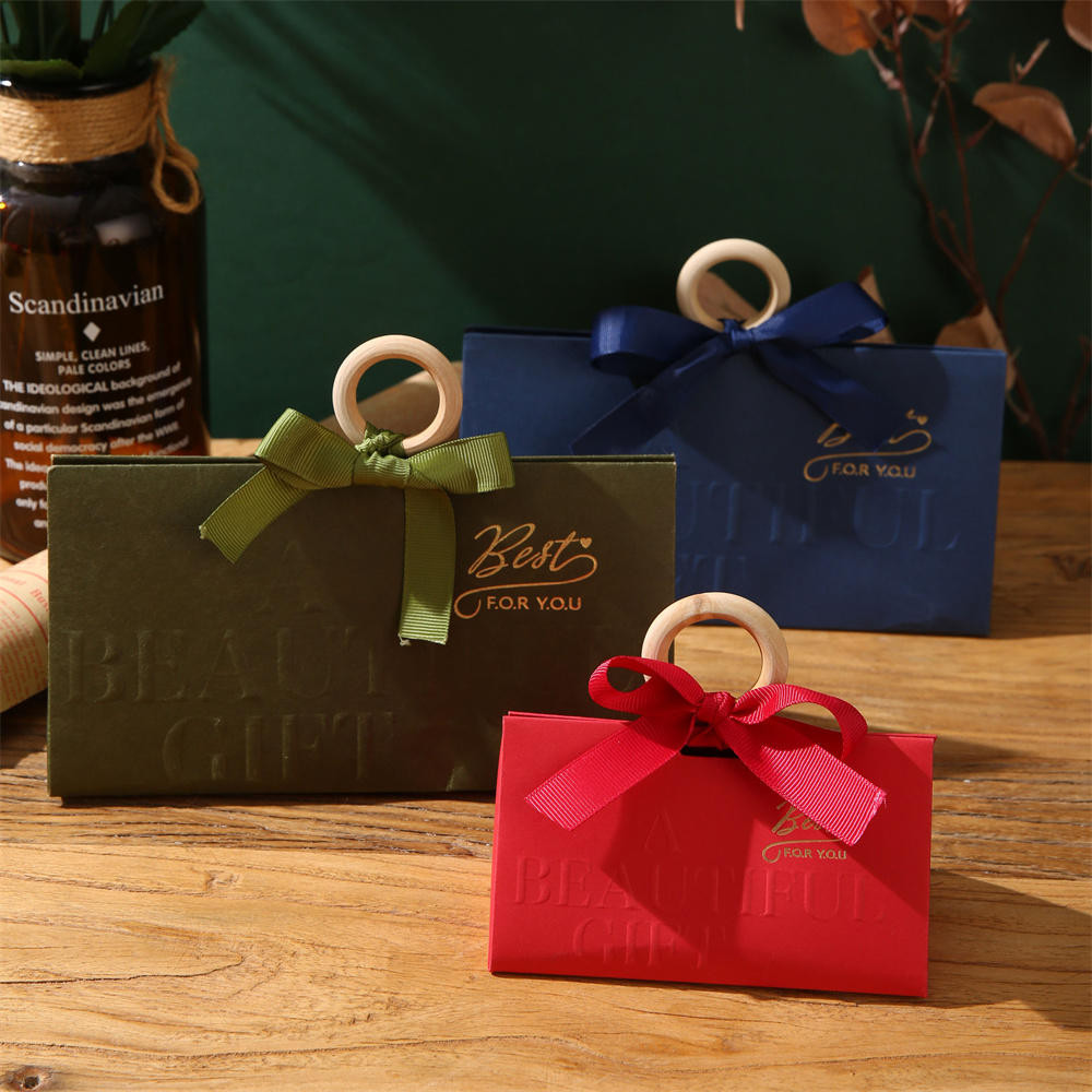 1PC Simple Kraft Paper Triangle Wedding Party Favor Candy Box Chocolate ...