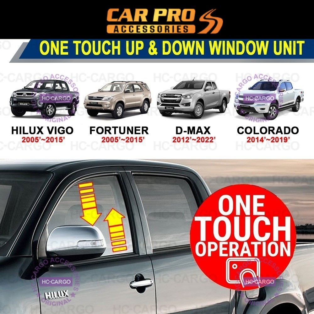 Hilux Vigo Fortuner D-max Colorado One Touch Power Window Automatic Up ...
