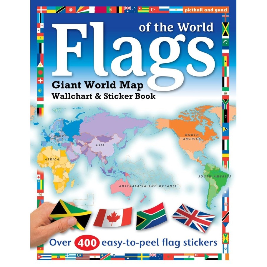 Flags of the World: Giant Wall Chart and Sticker Book (Paperback ...