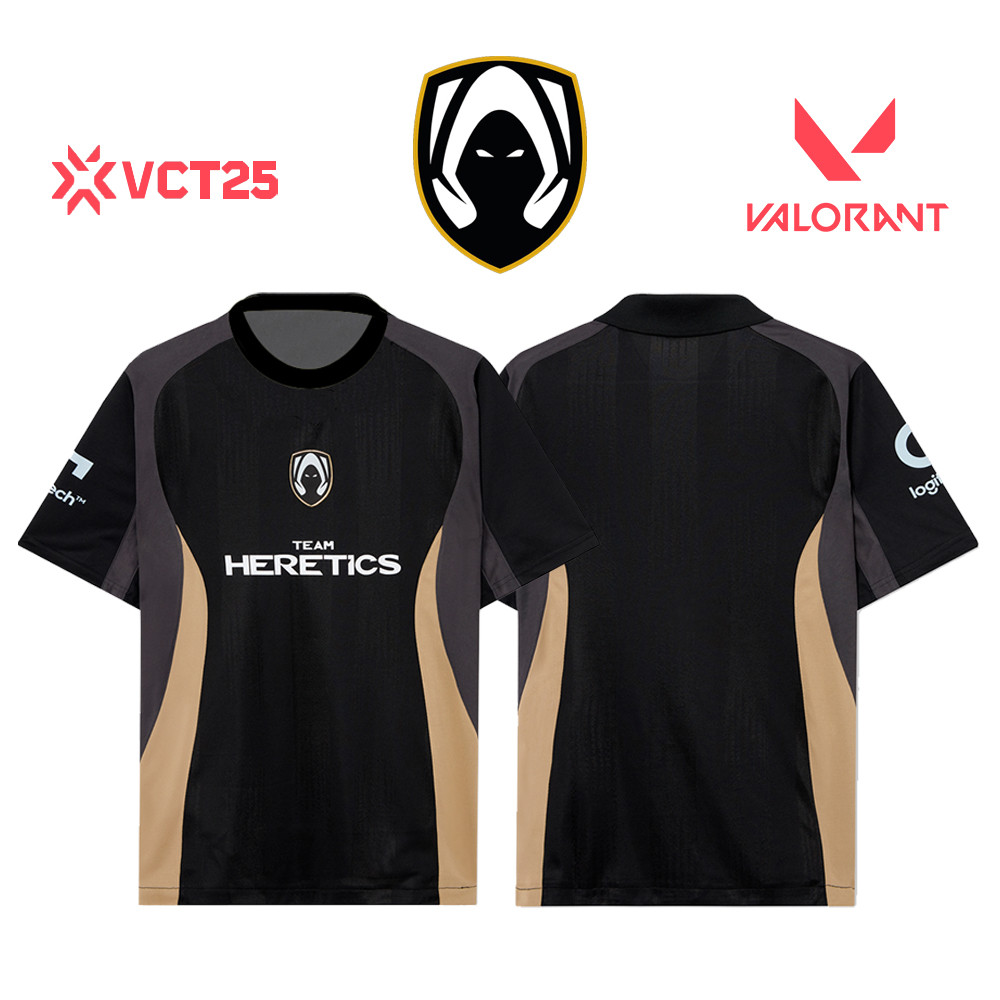 Team Heretics Valorant Esports Jersey 2025 VCT Club Training Uniforms ...