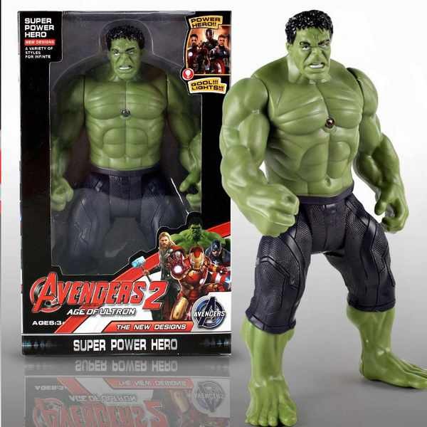 Anime Hand-made Model Toy Avengers Luminous Hulk Hulk Large Invincible ...