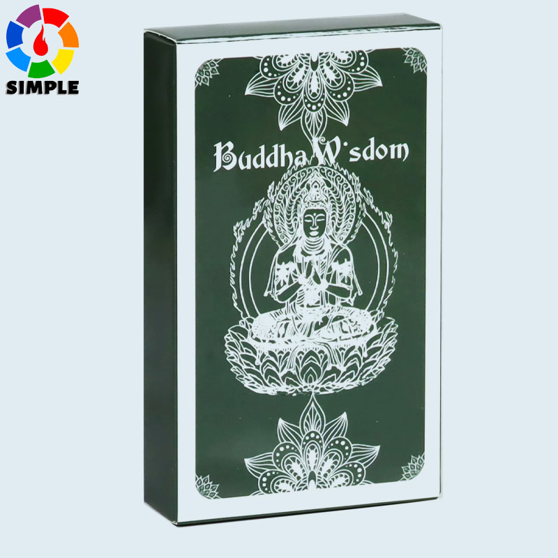 Buddha Wisdom Oracle Deck 54 Pcs Spiritual Cards 10.3*6cm for General ...