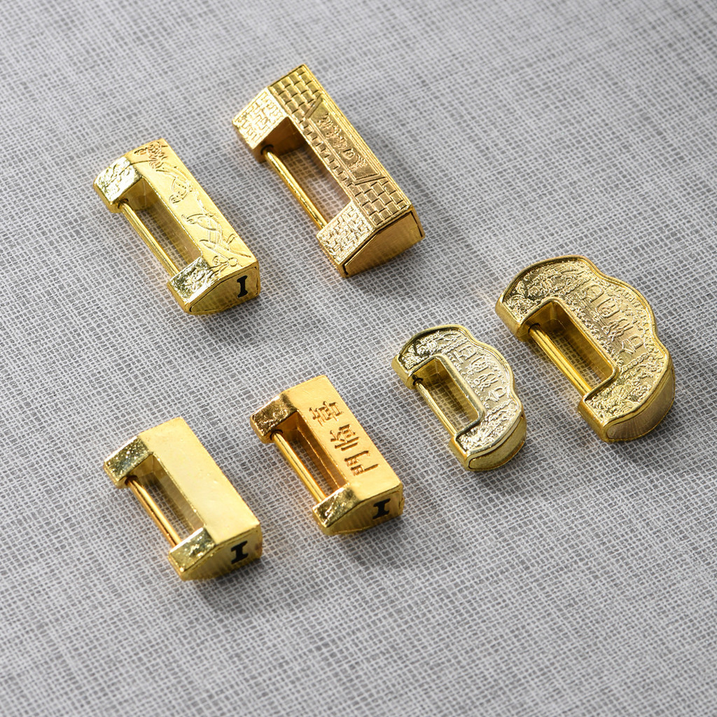 7 Mini Antique Small Locks Chinese Style Distressed Box Padlocks Retro ...