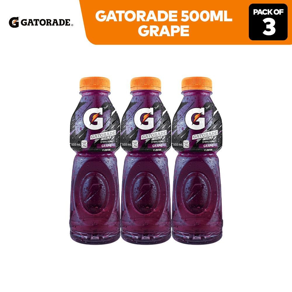 Gatorade Grape 500ml Energy Sports Drink PET Bottle - Pack of 3 ...