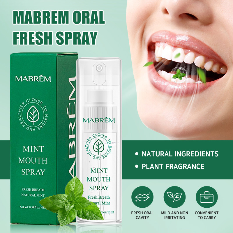 MABREM Oral Spray Freshens Breath, Deodorizes And Leaves Fragrance ...