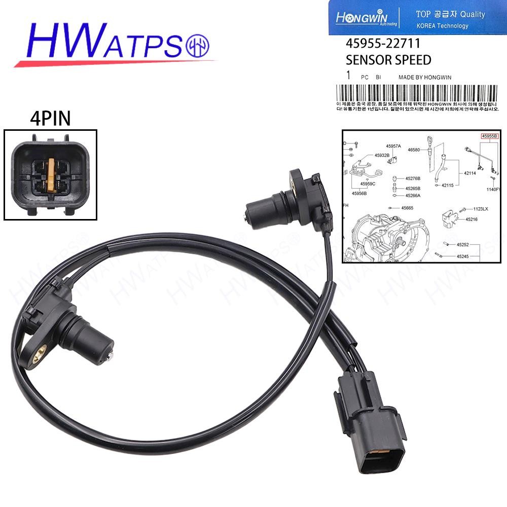 4595522711 45955-22711 Transmission Input and Output Speed Sensor for Hyundai Lavita 01-06 ...