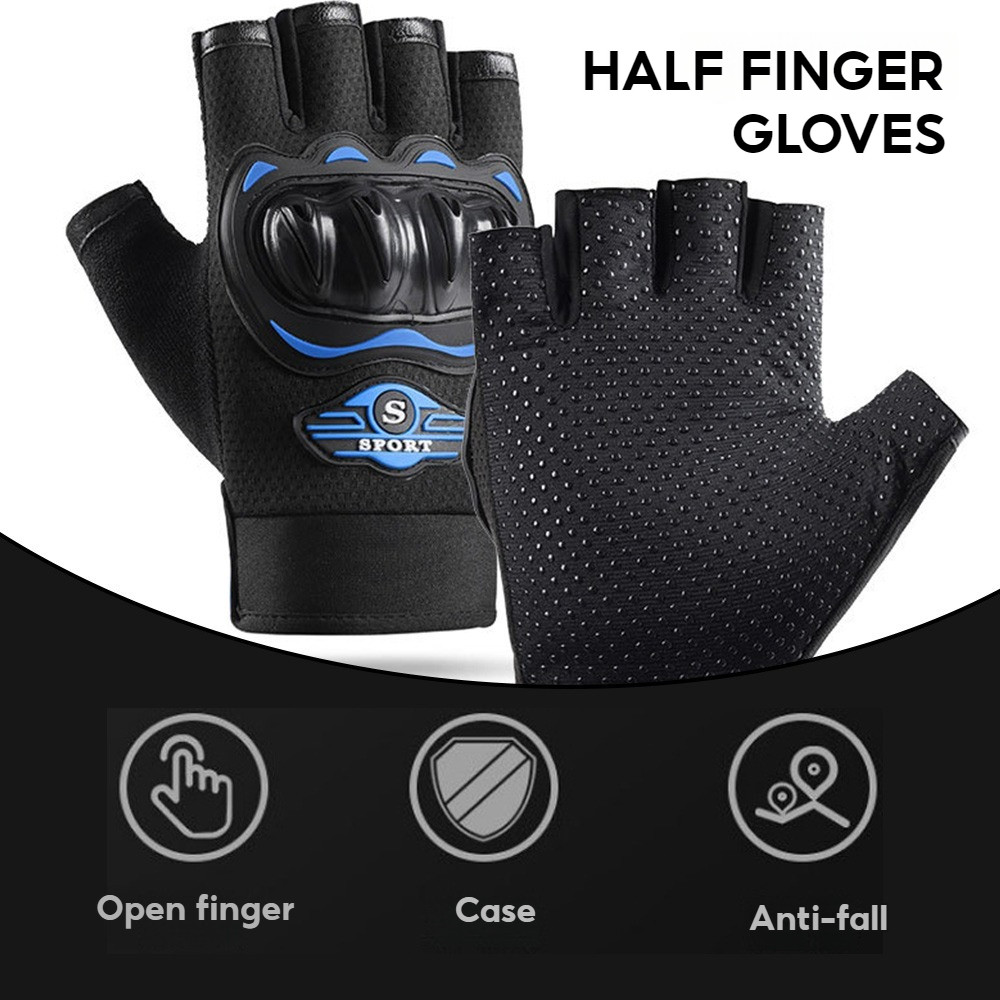 Hot Sales MOKOTO Riding Half Gloves V2 Anti Slip with Hard Knuckle for ...