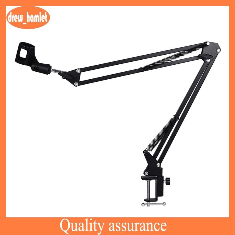 Boom Arm Microphone Stand Telescopic Lazy Stand Adjustable 360 ...