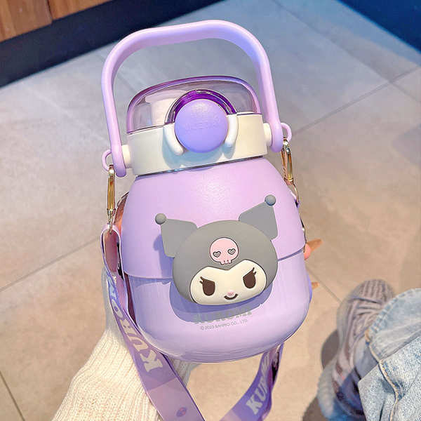 kuromi water bottle kuromi tumbler for kids tumbler hot and cold Kuromi Children's Thermos Cup ...