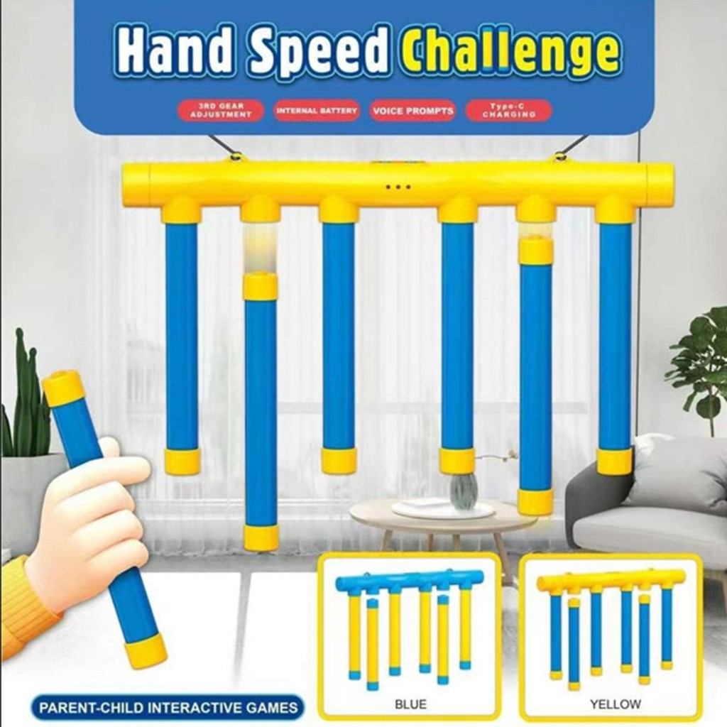 Reflex Challenge Game Drop the Stick Game Interactive Hand Eye ...
